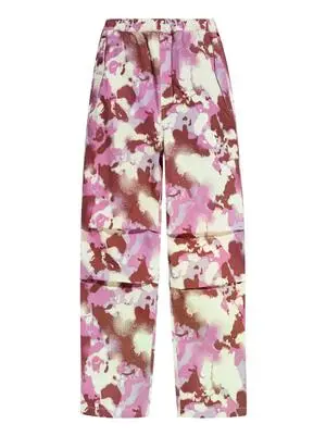 A BATHING APE Camouflage-print Trousers - Pink