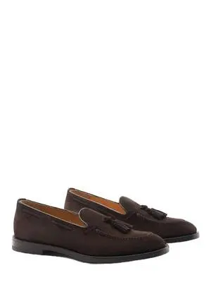SCAROSSO SCAROSSO William Tassel Loafers Brown - Suede