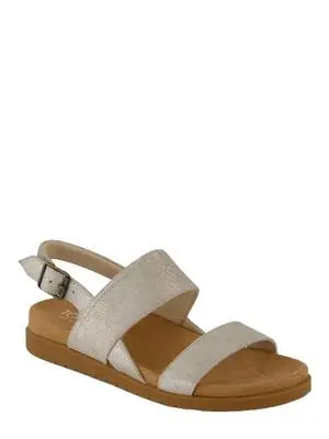 Toms Marin Slingback Sandal Silver