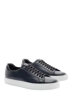 SCAROSSO Ugo Low-top Sneakers - Blue - Calf