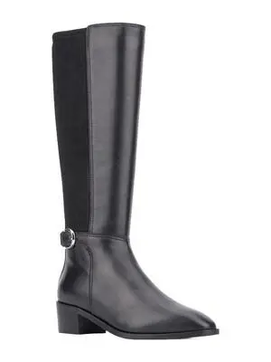 Aquatalia Weatherproof Knee High Boots Black