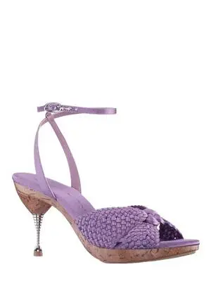 Nina Empire Ankle Strap Sandal - Wisteria