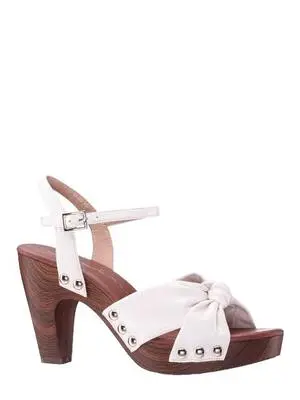 Nina Pop Platform Sandals - Antique White
