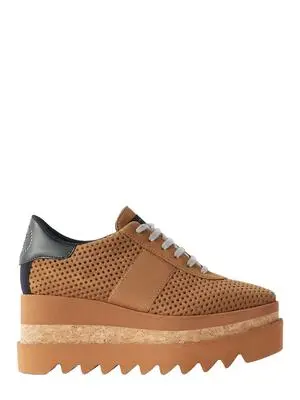 Stella McCartney Stella McCartney Sneak-Elyse Alter Platform Sneakers Tan