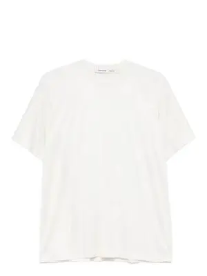Carven Silk T-shirt - Neutrals