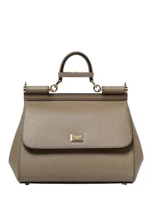 Dolce & Gabbana Dolce & Gabbana Top Handle Bag Mud