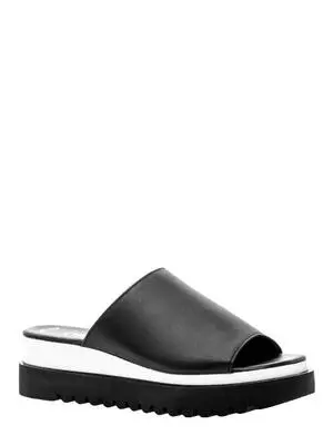 Gabor 44.613 Platform Slide Sandal - Black