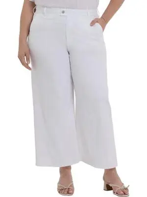 NYDJ Mona High-waist Ankle Trousers By - Optic White