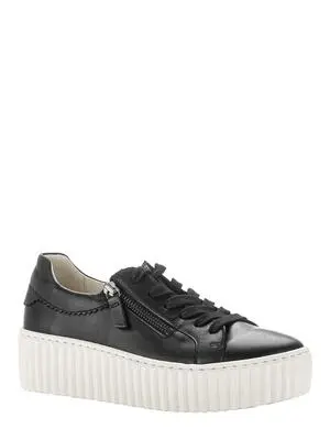 Gabor Gabor 53.200 Platform Leather Sneakers Black/black