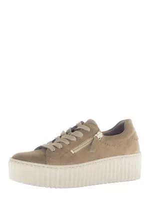 Gabor 53.200 Platform Leather Sneakers - Lion