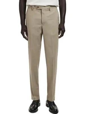 Mango Milan Slim Fit Suit Pants - Green