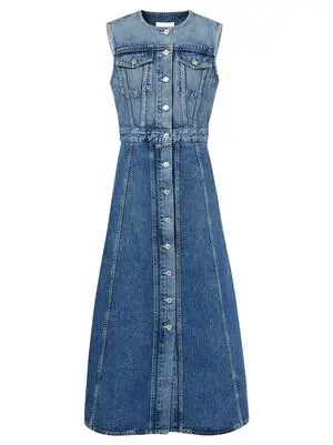 CITIZENS OF HUMANITY Idalene Denim Midi Dress