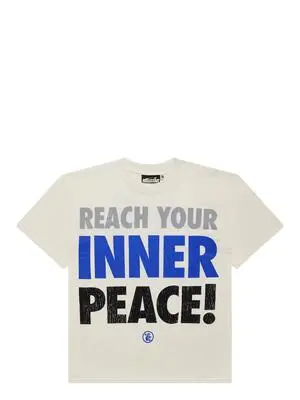HELLSTAR Inner Peace T-shirt 'white - Cream