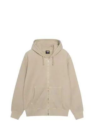 StÜssy Pigment Dyed Buana Zip Hoodie - Tan