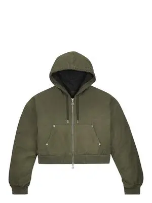 JORDAN X Travis Scott Hooded Canvas Jacket - Green