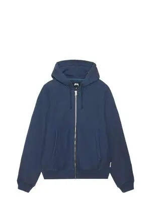 StÜssy Raglan Zip Hoodie - Blue