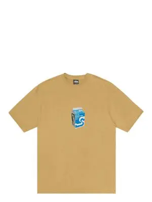 StÜssy Milk Tee 'curry - Yellow