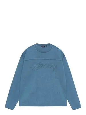 StÜssy Pigment Dyed Football Crew - Blue