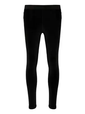 TOM FORD Lustrous Velour Signature Leggings - Black