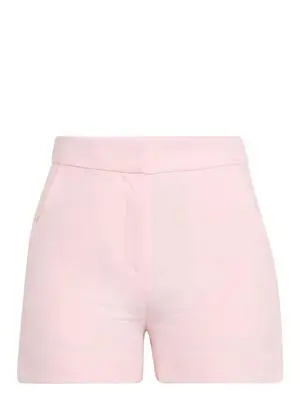 SERGIO HUDSON Tailored Wool Shorts - Blush