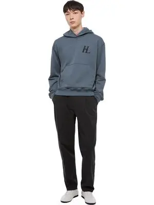 Helmut Lang Capsule Hooded Sweatshirt - Slate Blue