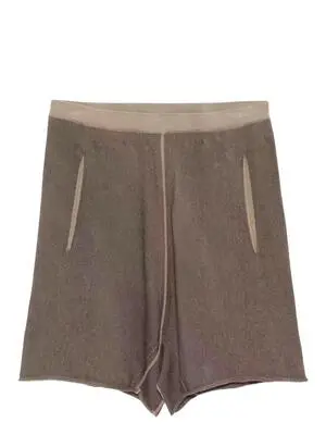 LABEL UNDER CONSTRUCTION Cotton Shorts - Brown