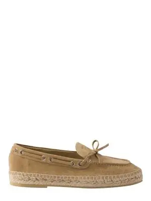 Prada Suede Espadrilles Neutral