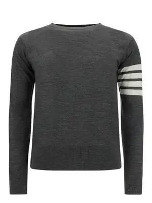 Thom Browne Virgin Wool Sweater - Grey