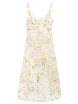 NEEDLE & THREAD Florine Dress - Neutrals