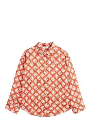 Chinti & Parker Paradise Pyjama Top - Orange