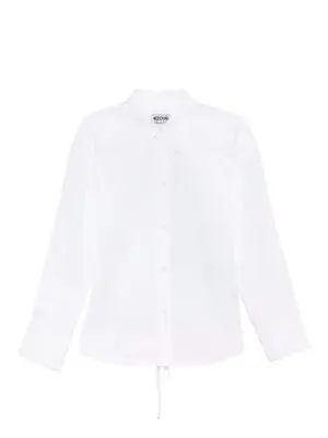 Moschino Open-back Shirt - White