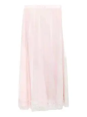 Shiatzy Chen Diamond Mesh Skirt - Pink