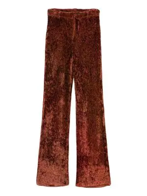 AYA MUSE Knitted Trousers - Brown