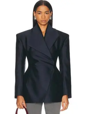 MIMCHIK Hourglass Blazer - Navy