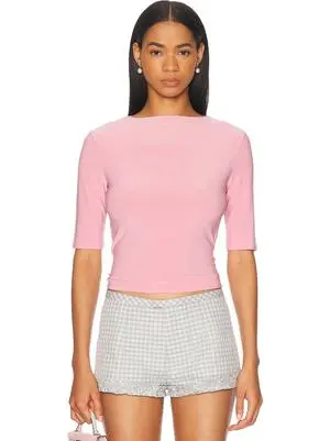Sandy Liang Quill Top - Pink