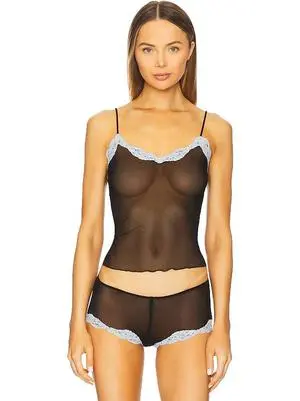 Only Hearts Tulle With Lace Cami - Black & Crystal Blue