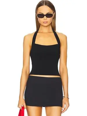 Bec & Bridge Skyler Halter Top - Black