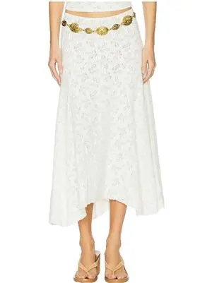 Lioness Tidal Midi Skirt - Foam