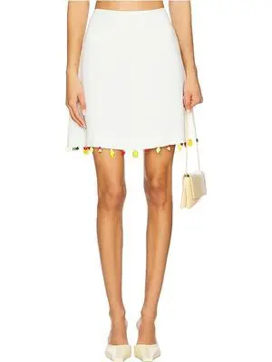 TYLER MCGILLIVARY Mira Skirt - White