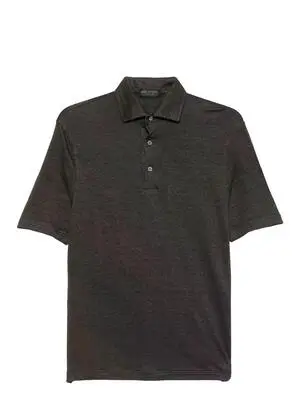 DELL'OGLIO Linen Polo Shirt