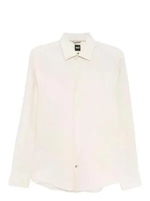 BOSS Linen Shirt - Neutrals