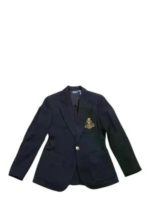 Polo Ralph Lauren Crest Embellished Blazer - Blue