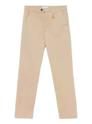 MANUEL RITZ Stretch-cotton Chinos - Neutrals
