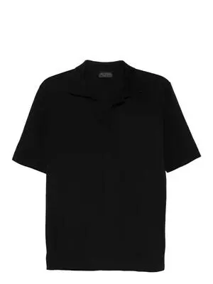 DELL'OGLIO Cotton T-shirt - Black