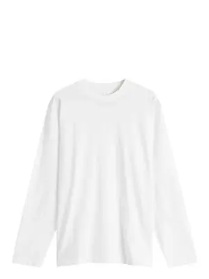 LADY WHITE CO. Lady Co. Tripanel Long Sleeve T-shirt - White