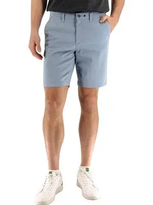 DEVIL-DOG DUNGAREES 9-inch Performance Stretch Chino Shorts - Dustly Blue
