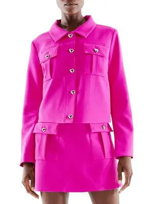 AS By DF Tasha Jacket - Magenta