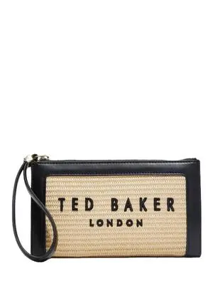 Ted Baker London Naomi Wristlet - Natural/black