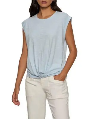 Sanctuary Knotted Muscle Tee - Blue Aura