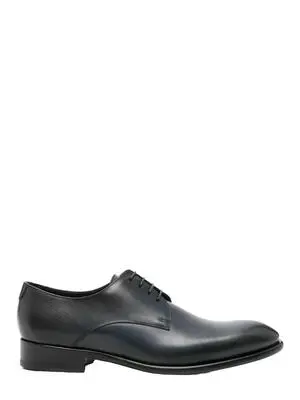 DOUCAL'S Leather Lace-up Derby Shoes - Blue